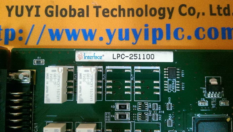 INTERFACE LPC-251100 PCI CONTROLLER CARD - 裕益科技自動化設備可程式編碼器PLC分散式控制系統DCS